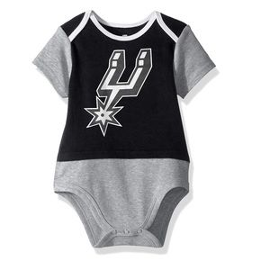 NBA | One Pieces | Nba San Antonio Spurs Baby Referee Outfit Onesie ...